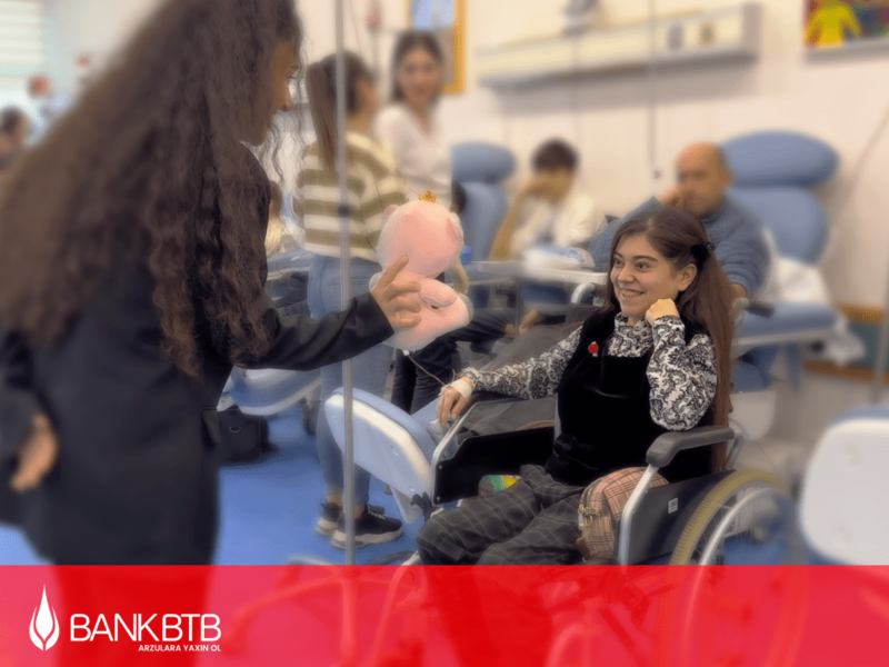 Bank "BTB" Talassemiya Mərkəzində "Sevinc boxçası" adlı aksiya keçirib